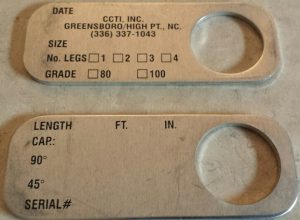 Tags, Labels, and Stickers - Crews Crane Training International